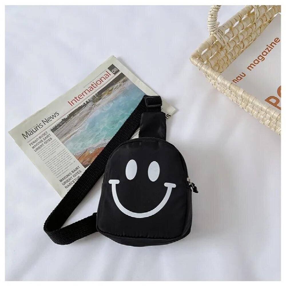 Cartoon Smile Baby Backpacks Children Boy Girl Chest Crossbody Bags ...