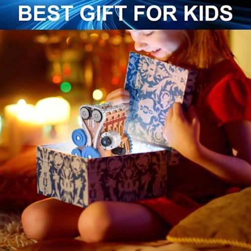 Resin Engine Model | 4 Cylinder Car Engine | Mini Engine DIY Car Kit ...