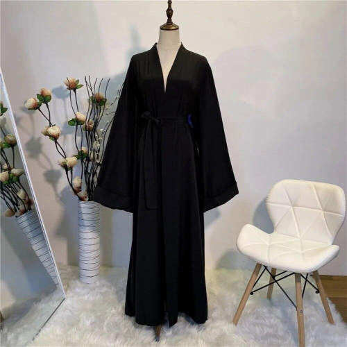 Dubai Abaya Turkey Robe Kimono Cardigan Islam Muslim Hijab Dress Open Kaftan Jilbab Abayas For ...