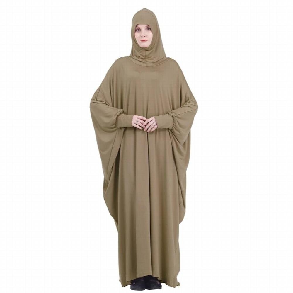 Ramadan Eid Muslim Prayer Garment Dress Women Abaya Jilbab Hijab Long ...
