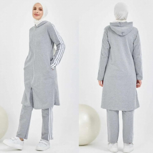 tracksuit 2 piece plus size muslim women hijab tracksuit Turkey ...