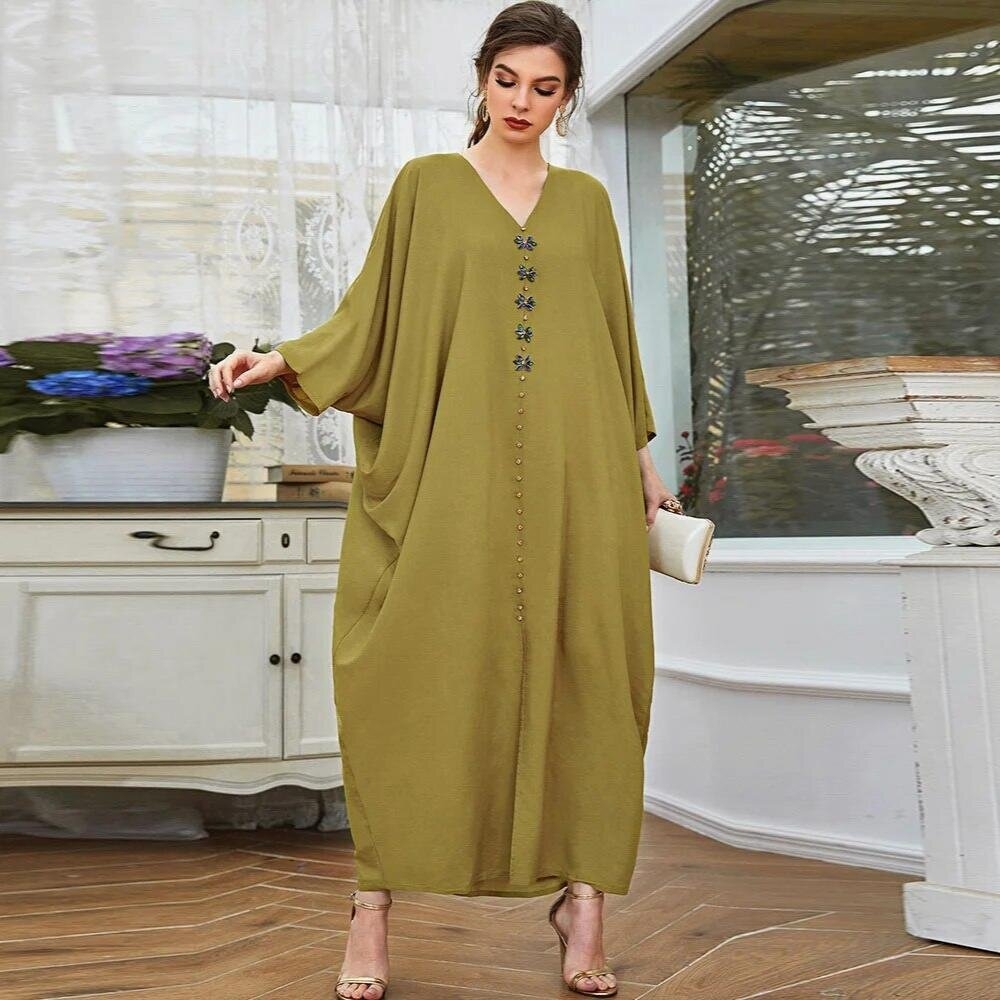 Ramadan Abayas for Women Dubai Abaya Turkey Muslim Hijab Dress Prayer Clothes Islam Caftan ...