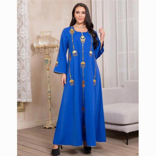 Eid Ramadan Abaya Women Embroidery Kaftan Turkey Muslim Hijab Dress Caftan Islamic Moroccan ...