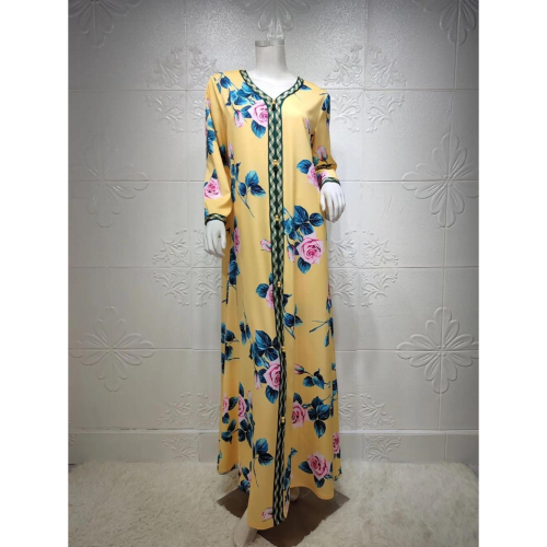 Ramadan Abaya Turkey Muslim Hijab Dress Abayas for Women Dubai Islam Clothing Caftan Kaftan Robe ...