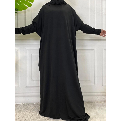 Middle East Cotton Muslim Robe Dubai Long Dress For Women Islamic ...