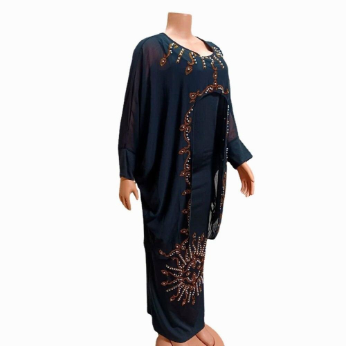Summer African Dresses For Women Traditional 2 Piece Set Chiffon ...