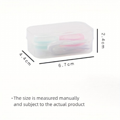 Lens Case Colorful Lens Box Left Right Eyes Holder Container Outdoor ...