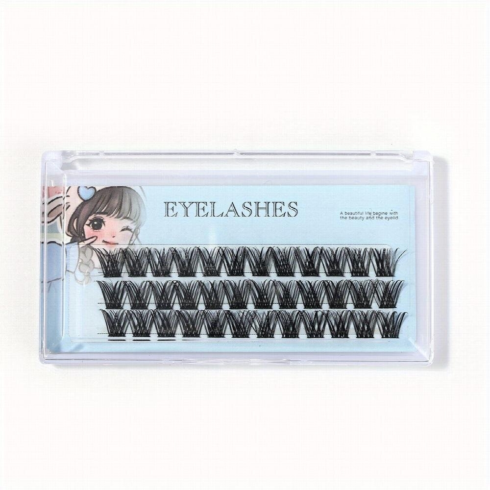 36pc Thin Band Reusable Wispy Cluster Lashes for DIY Lash Extensions ...