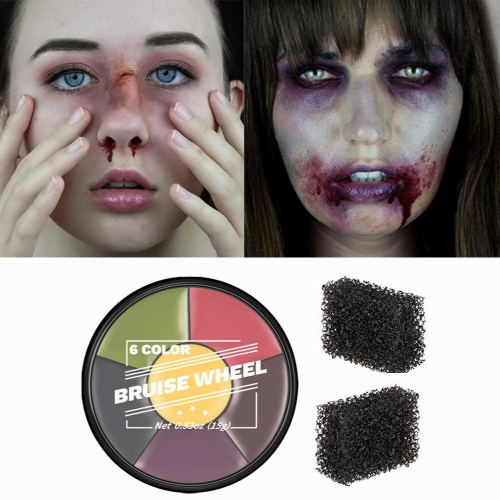 6 Bruise Wheel Special Effects SFX Zombie Makeup Kit Halloween Makeup ...