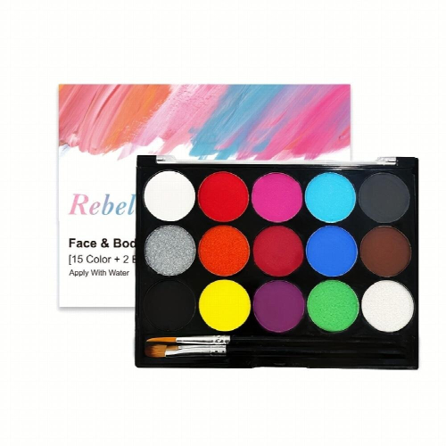 Halloween 15 Water soluble Body Paint Face Pigment Face Costume Stage ...