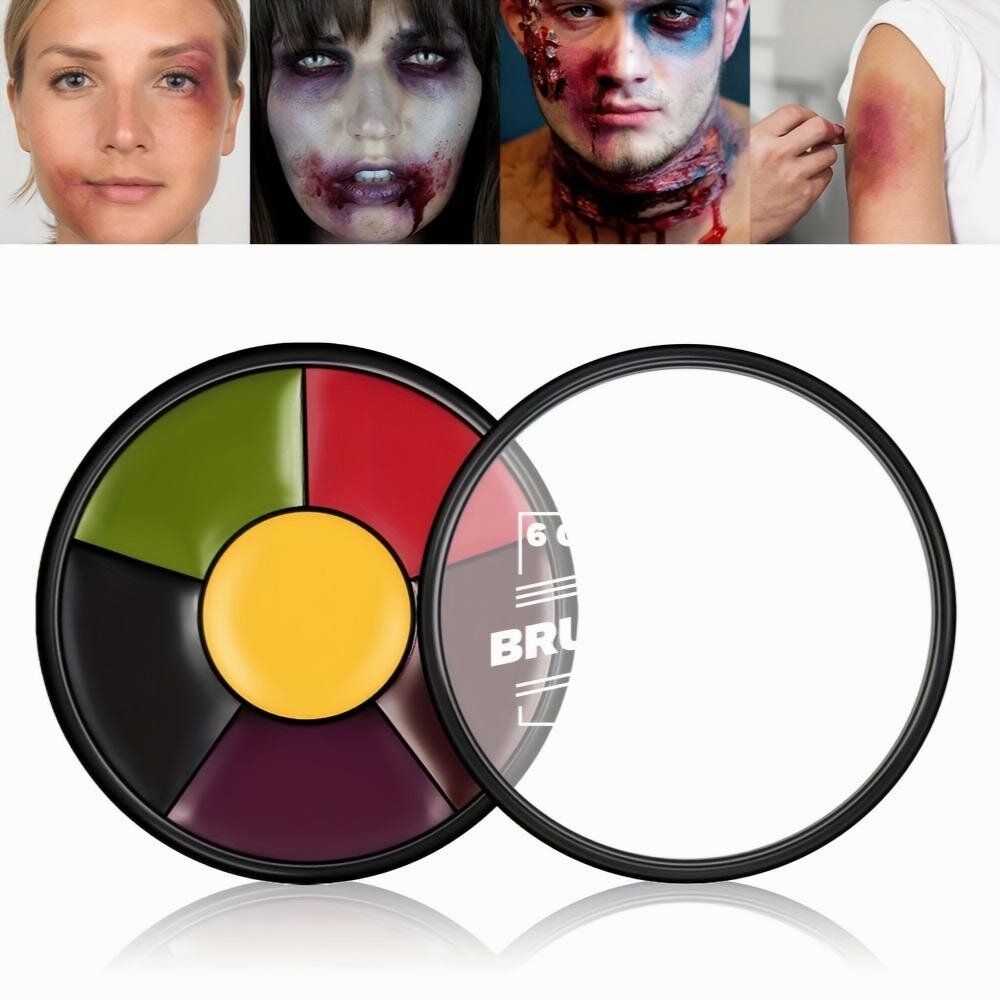 6 Bruise Wheel Special Effects SFX Zombie Makeup Kit Halloween ...