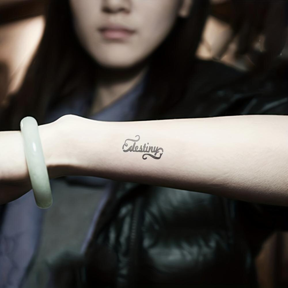 2 Sheets A4 Hollow Tattoo Stencil 1 Bottle Tattoo Dye Paste Personality ...