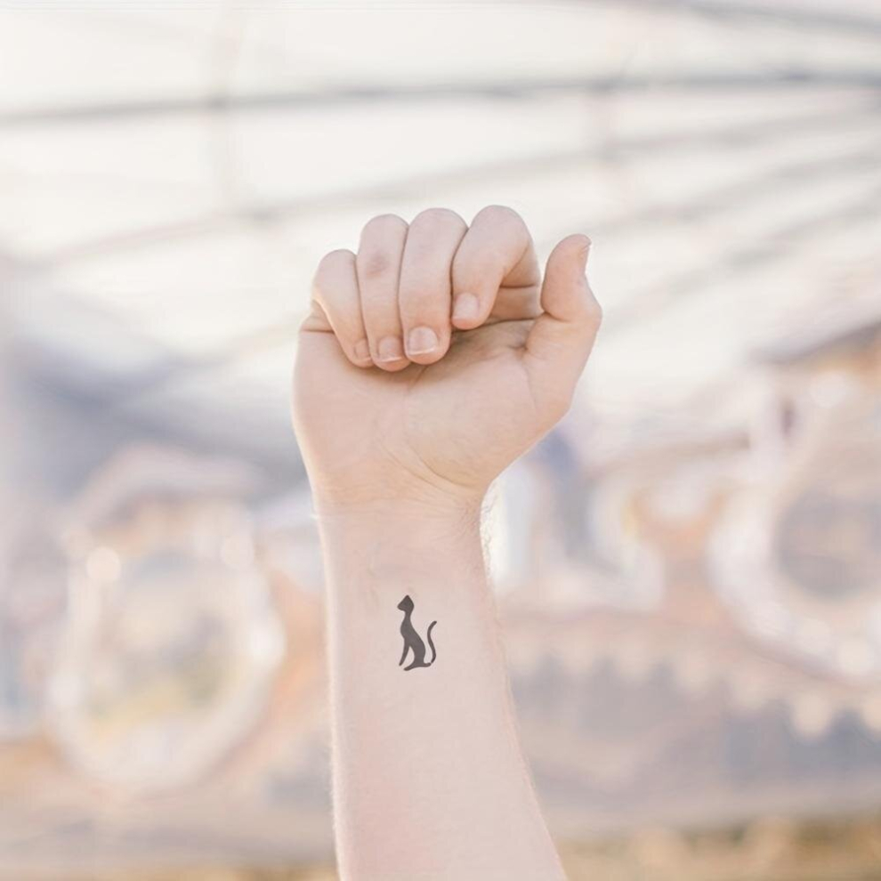 2 Sheets A4 Hollow Tattoo Stencil 1 Bottle Tattoo Dye Paste Personality ...