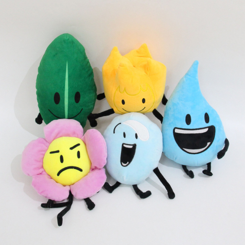 Stuffed Doll Bfdi Plushie Battle for Dream Island Plush Toy Leafy Firey ...