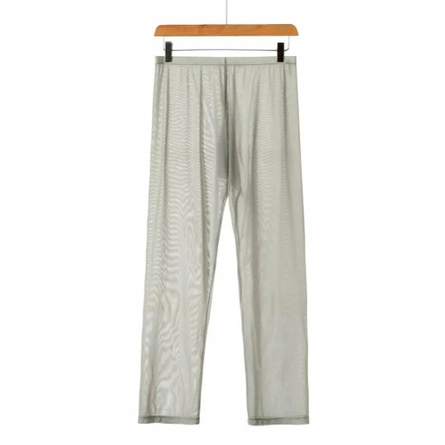 Mens Sheer Pajamas Transparent Sexy Mesh Pajamas for Men Sleepwear Silk ...