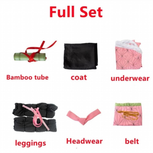 Anime Demon Slayer Cosplay Kimetsu No Yaiba Kamado Nezuko Kimono ...