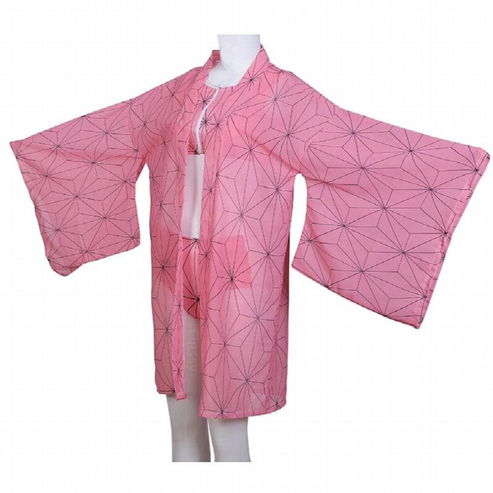 Anime Costumes Demon Slayer Cosplay Costume Nezuko Tanjirou Kochou ...