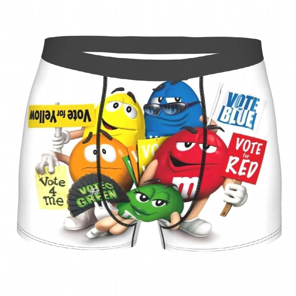 M & Ms Chocolate Candy Underpants Breathbale Panties Male Underwear ...