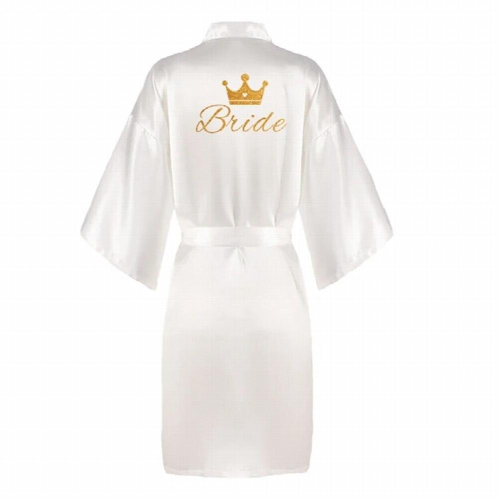 satin printed bride groom couple robes getting married wedding kimono ...