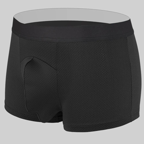 Sexy Men Nylon Boxer Shorts U Convex Pouch BoxerShorts Solid Low-rise ...