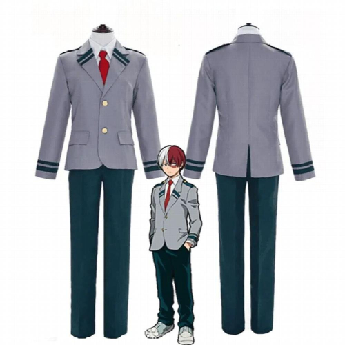 Todoroki Shouto School Uniform Boku no Hero Academia Cosplay Costume ...