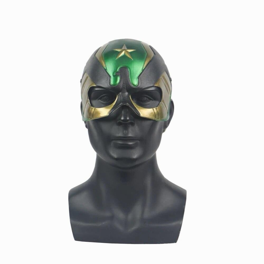 The Boys Latex Mask Anime Cosplay Soldier Boy Helmet Half Face ...