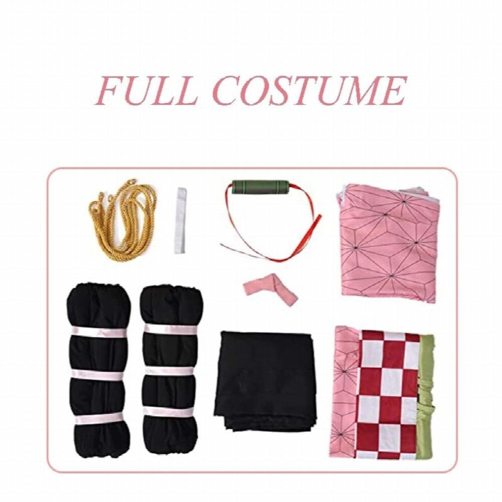 Anime Demon Slayer Nezuko Cosplay Kimono Kimetsu No Yaiba Kamado Nezuko ...