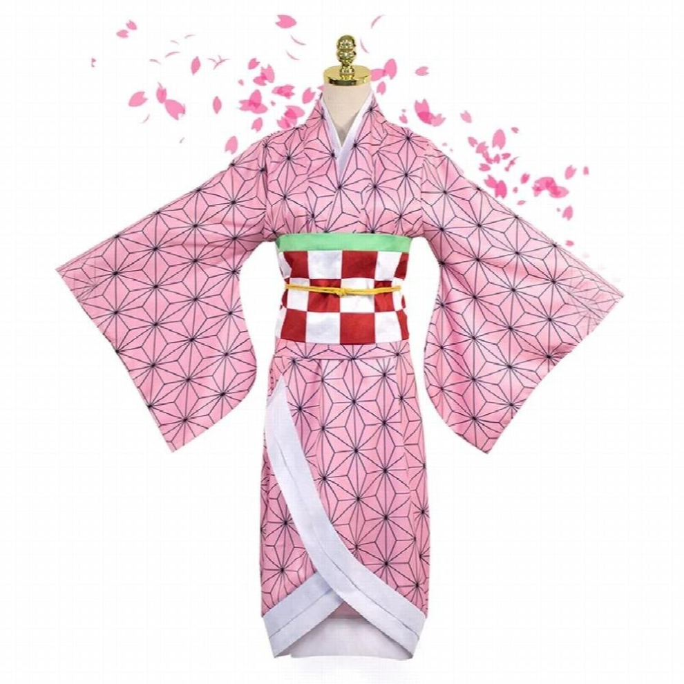 Anime Demon Slayer Nezuko Cosplay Kimono Kimetsu No Yaiba Kamado Nezuko ...
