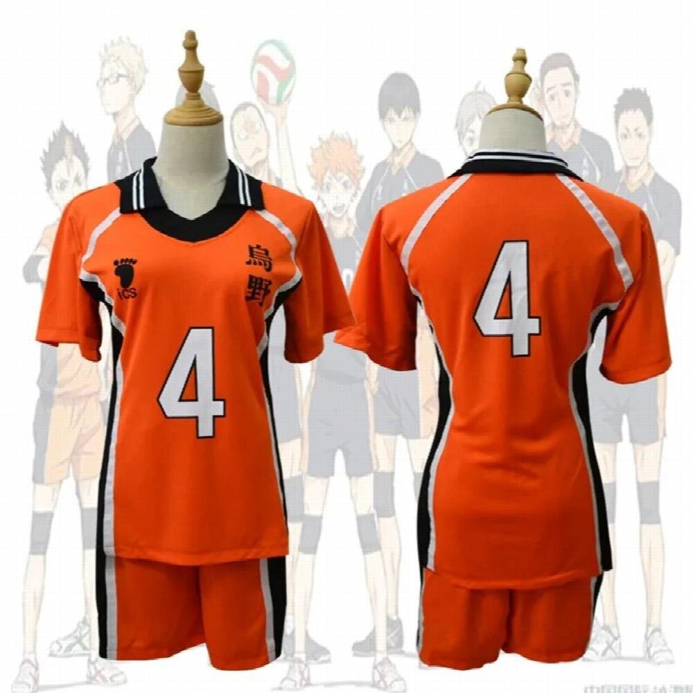 Anime Haikyuu Cosplay Costume Karasuno High School Volleyball Club ...