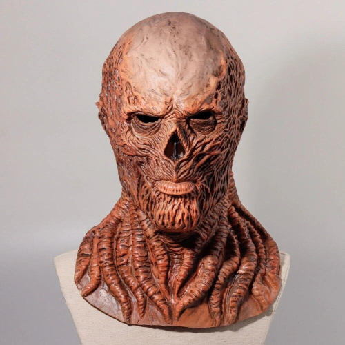 Vecna Mask Horror Stranger 4 Villain Cosplay Scary Monster Demon Latex ...