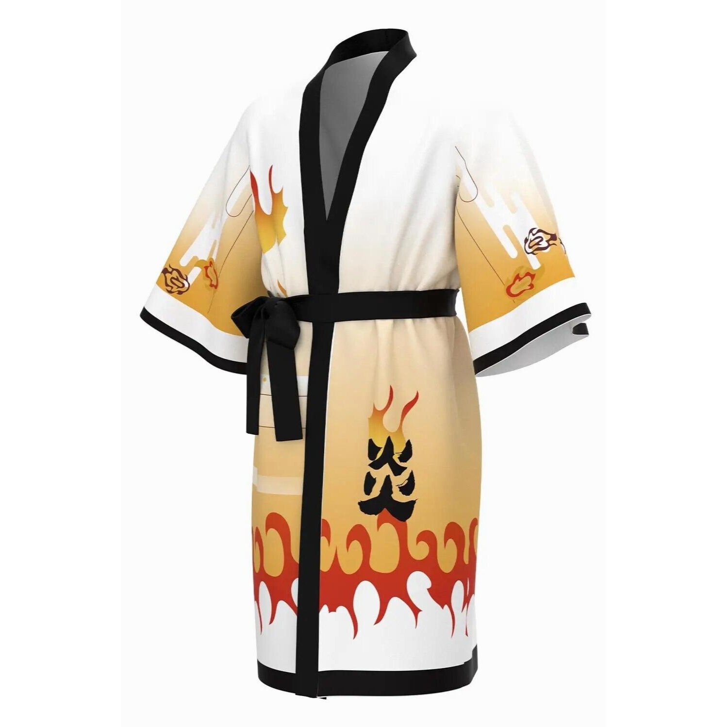 Anime Demon Slayer Kamado Nezuko Rengoku Kyoujurou Cosplay Robe Belt ...