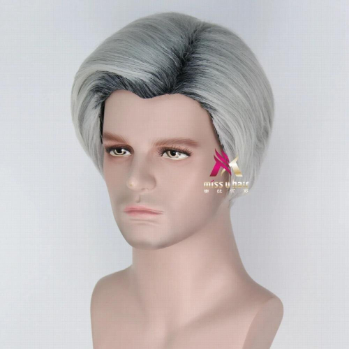 Halloween Descendant Carlos Performance Show Partially Short Hair and ...