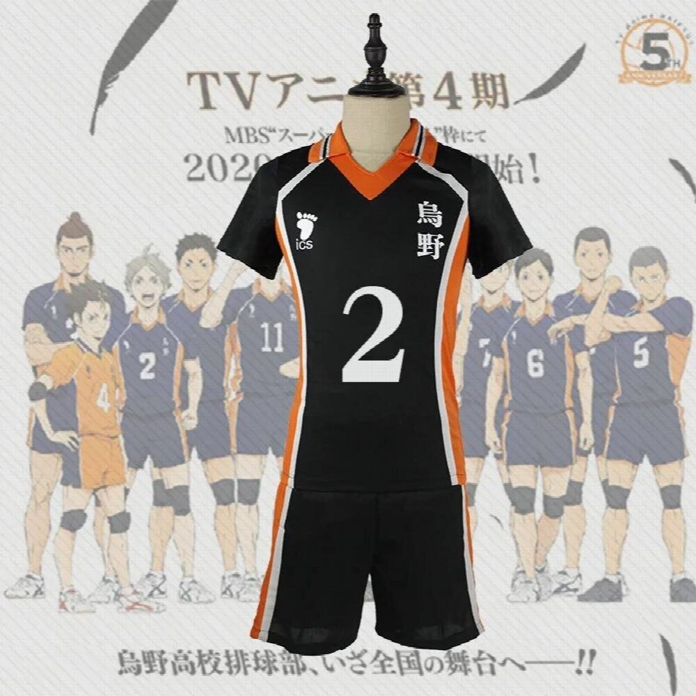 11 Styles Haikyuu Cosplay Costume Karasuno High School Volleyball Club ...