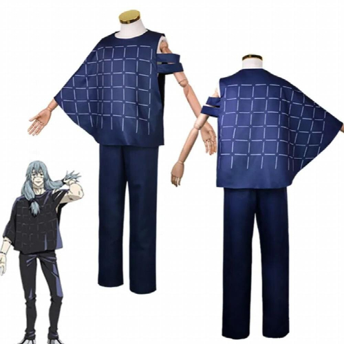 Jujutsu Kaisen Mahito Cosplay Costumes Anime Wig Top Pants Suit ...