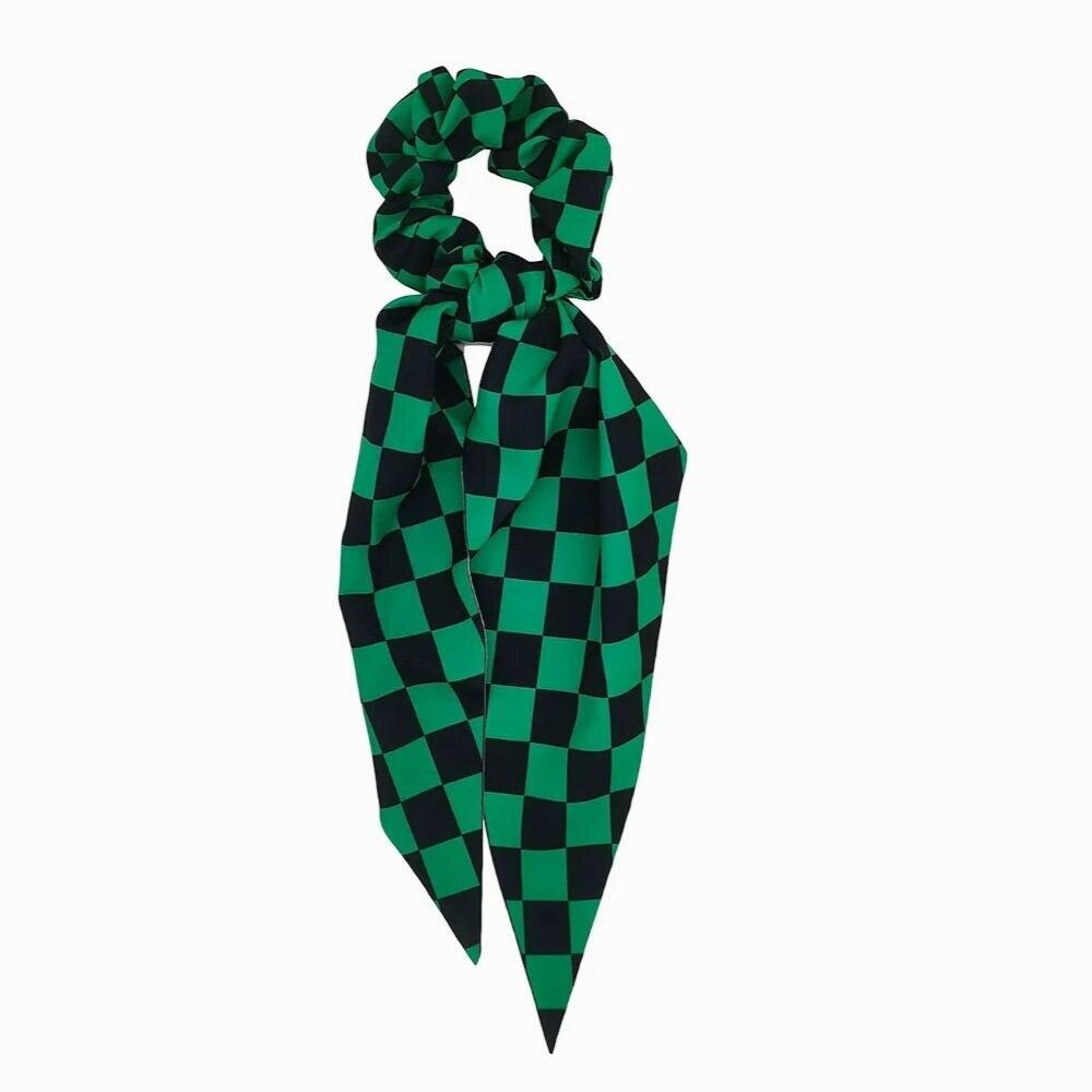 Anime Demon Slayer Cosplay Hair Ring Ribbon Nezuko Zenitsu Tanjirou ...