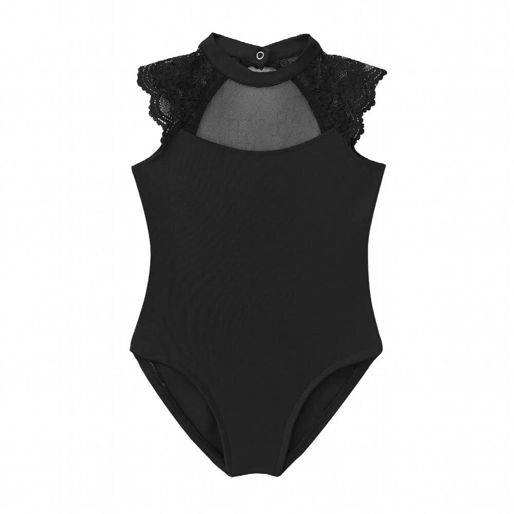 Kids Girls Ballet Dance Gymnastics Leotard Unitard Dancewear Sleeveless ...