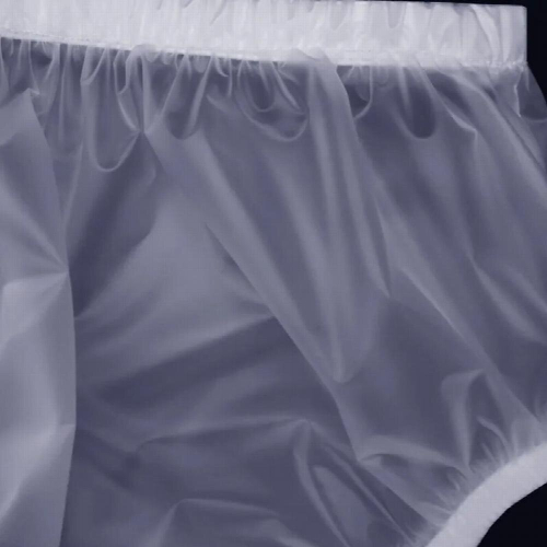Translucent Transparent Underpants Adult Sexy Panties PVC Incontinence ...