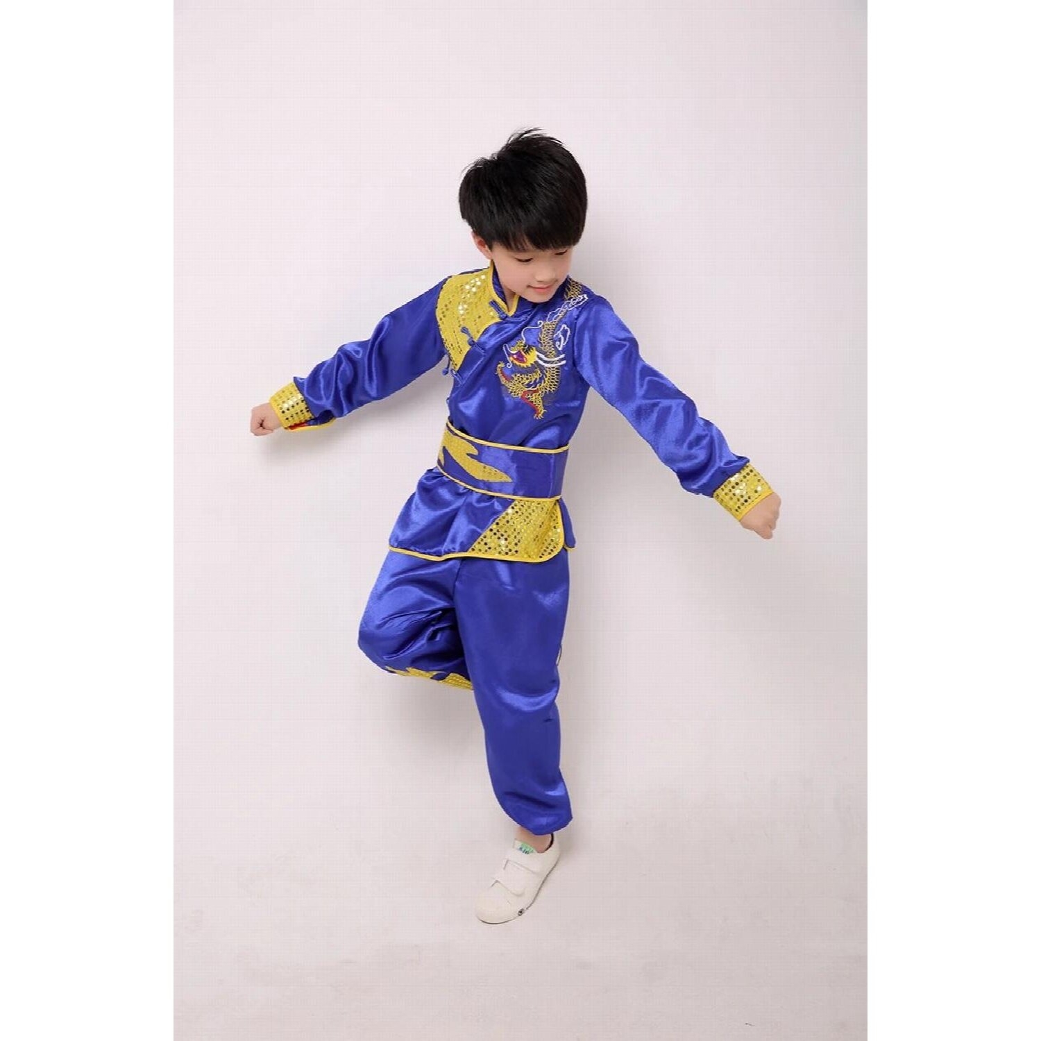 chinese girls kung fu clothing traditional dance children dragon kids ...
