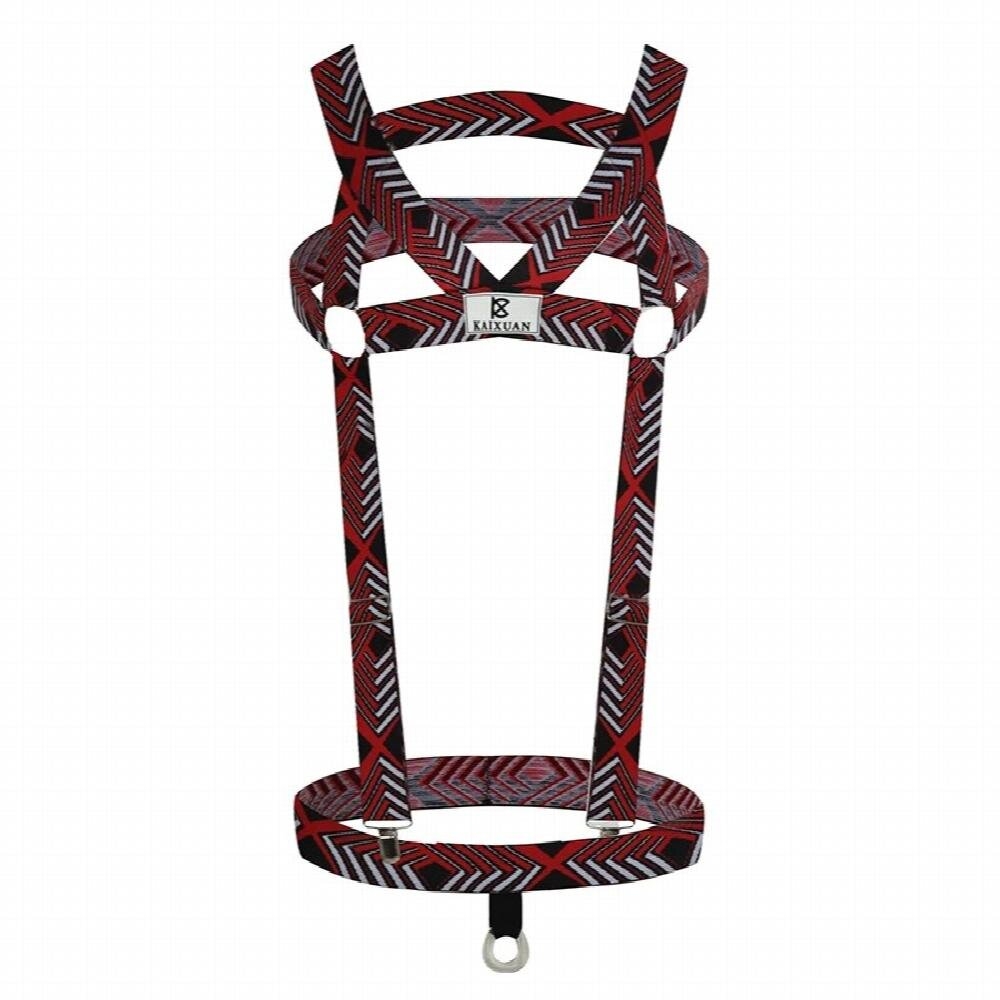 Pu Leather Adjustable Sexy Bondage Men Full Body Chest Harness