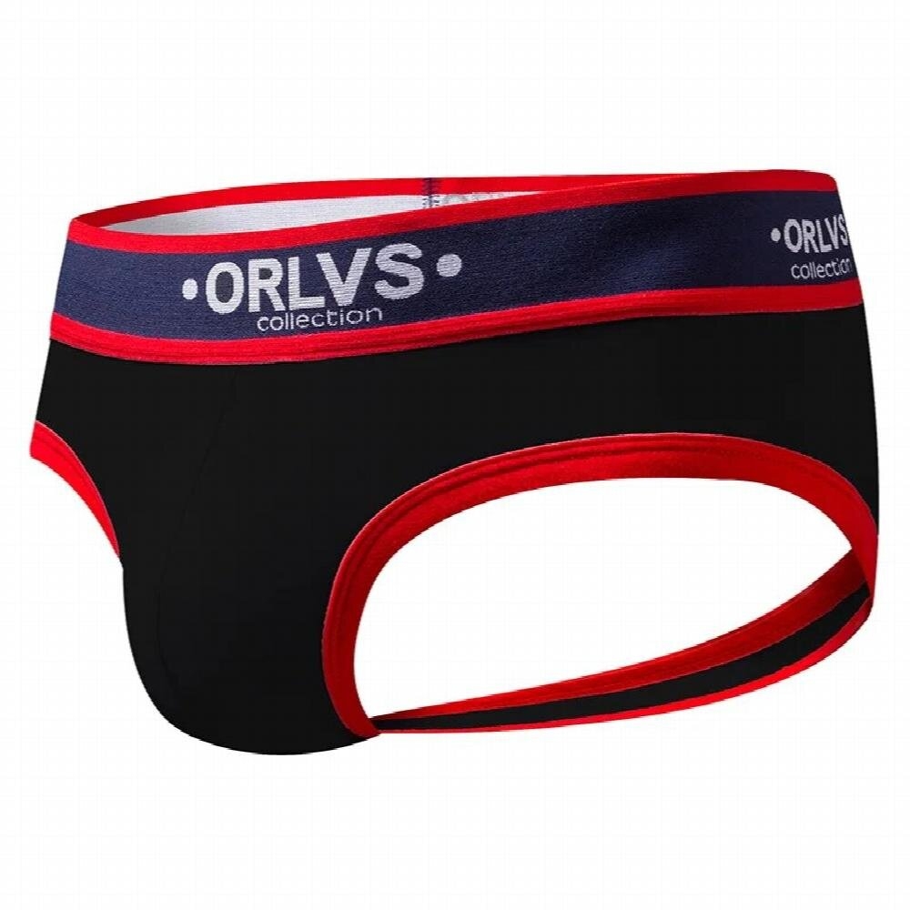 Men Sexy Lingerie Porn Thongs Erotic Bare Butt Gay Underwear Male Hollow Open Crotch Hip-lift G ...