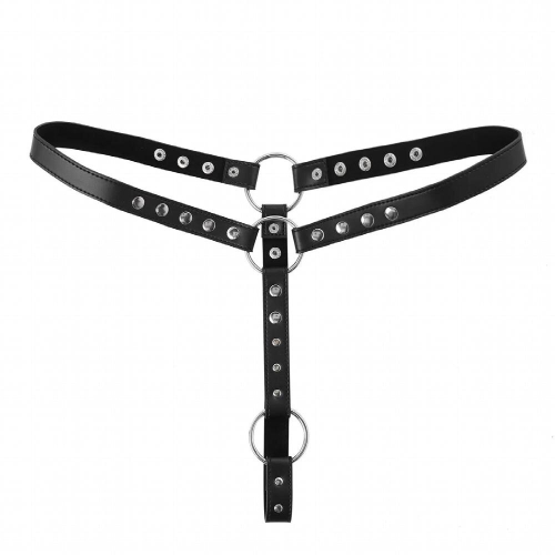 Mens Harness Panties Lingerie Sexy Wetlook Patent Leather G-String ...