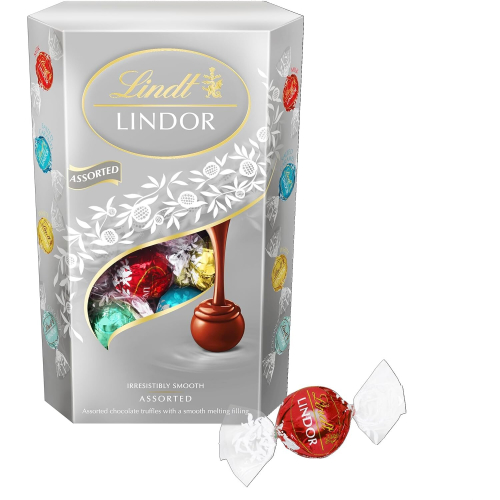 Lindt Lindor Silver Assorted ChocolateTruffles Box Large, 337g on OnBuy Lindt Lindor Silver Assorted ChocolateTruffles Box Large, 337g on OnBuy