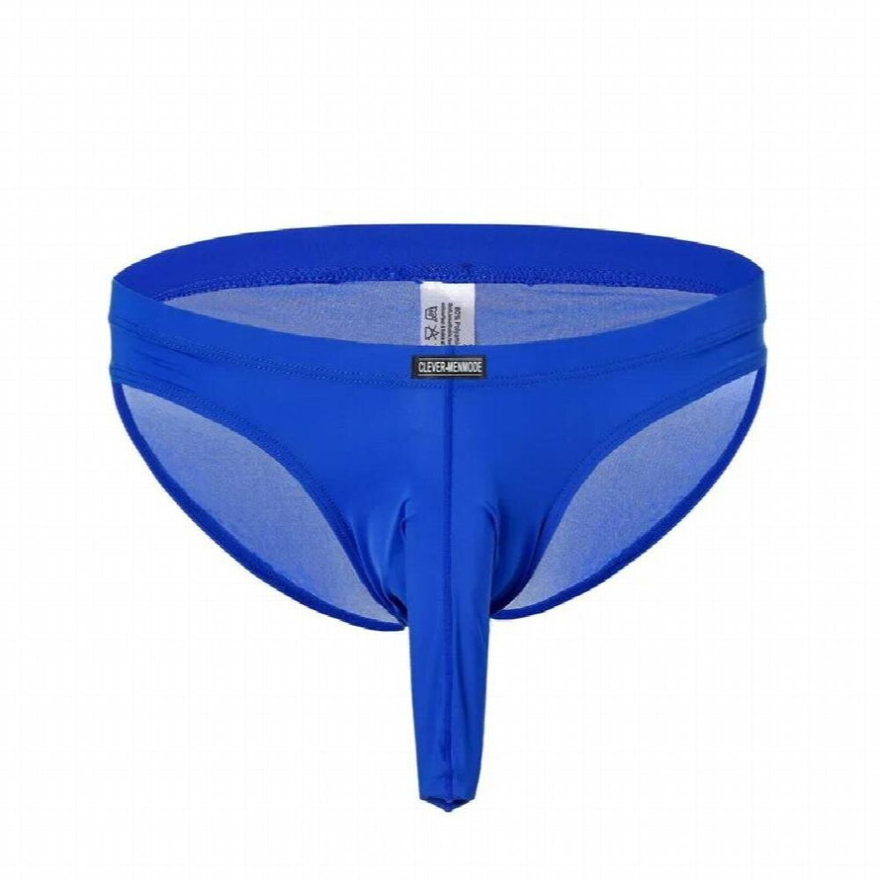 Men Sexy Under Wear Men G String Ice Silky Panties Solid Trunk Elephant