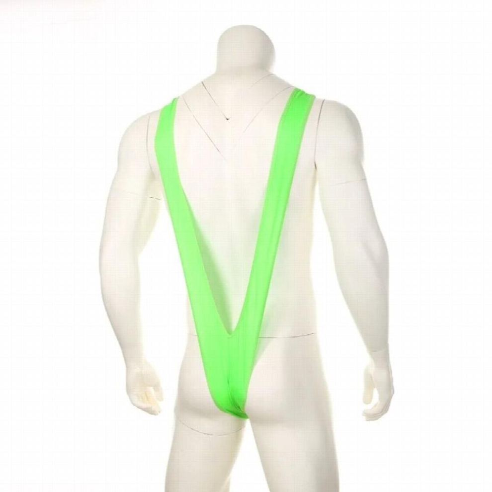Sexy Mens Lingerie One Piece Stretch Deep V Shaped Bodysuit Jockstrap