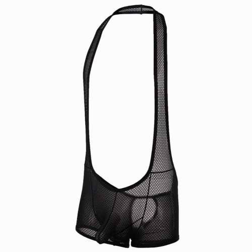 Men Sexy Bodysuit Jockstrap Boxer Leotard Underwear Front Elephant ...