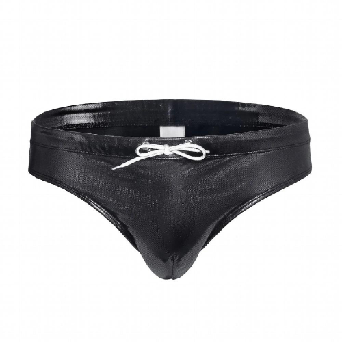 Mens Sexy Swimwear Low Rise Swimming Briefs Male Ties Wetlook ...