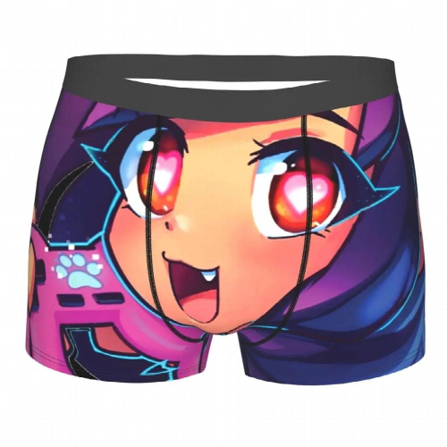 Aphmau With Video Game Underpants Breathbale Panties Male Underwear Print Shorts Boxer Briefs On