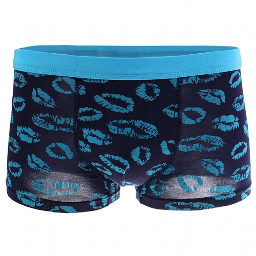 Mens Underwear Boxers Sexy Red Lip Print Boxer Calzoncillos Hombre Male ...