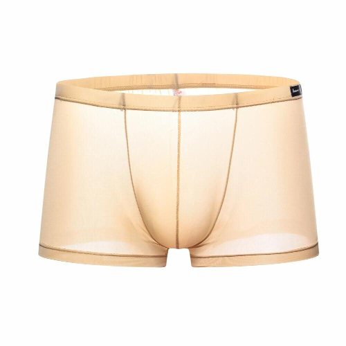 Howe Ray Ice Silk Men Underwear Pouch Thin Translucent Boxer Shorts U ...