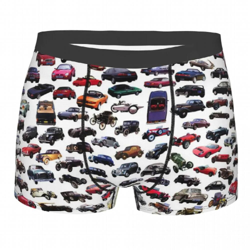 Car Blocks Mens Boxer Briefs Shorts Men Underpants Cartoon Anime Funny ...